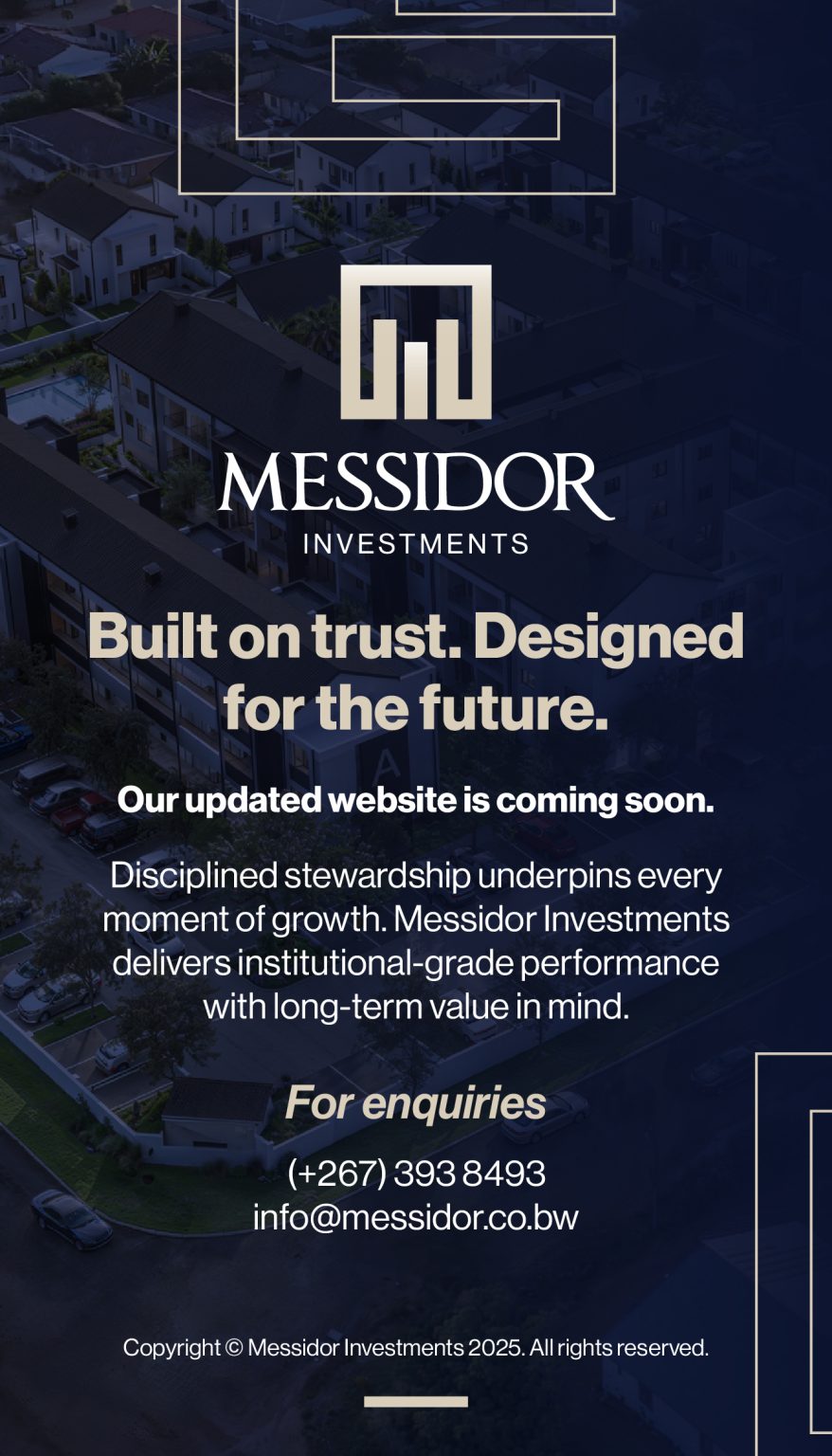 Coming Soon – Messidor Investment